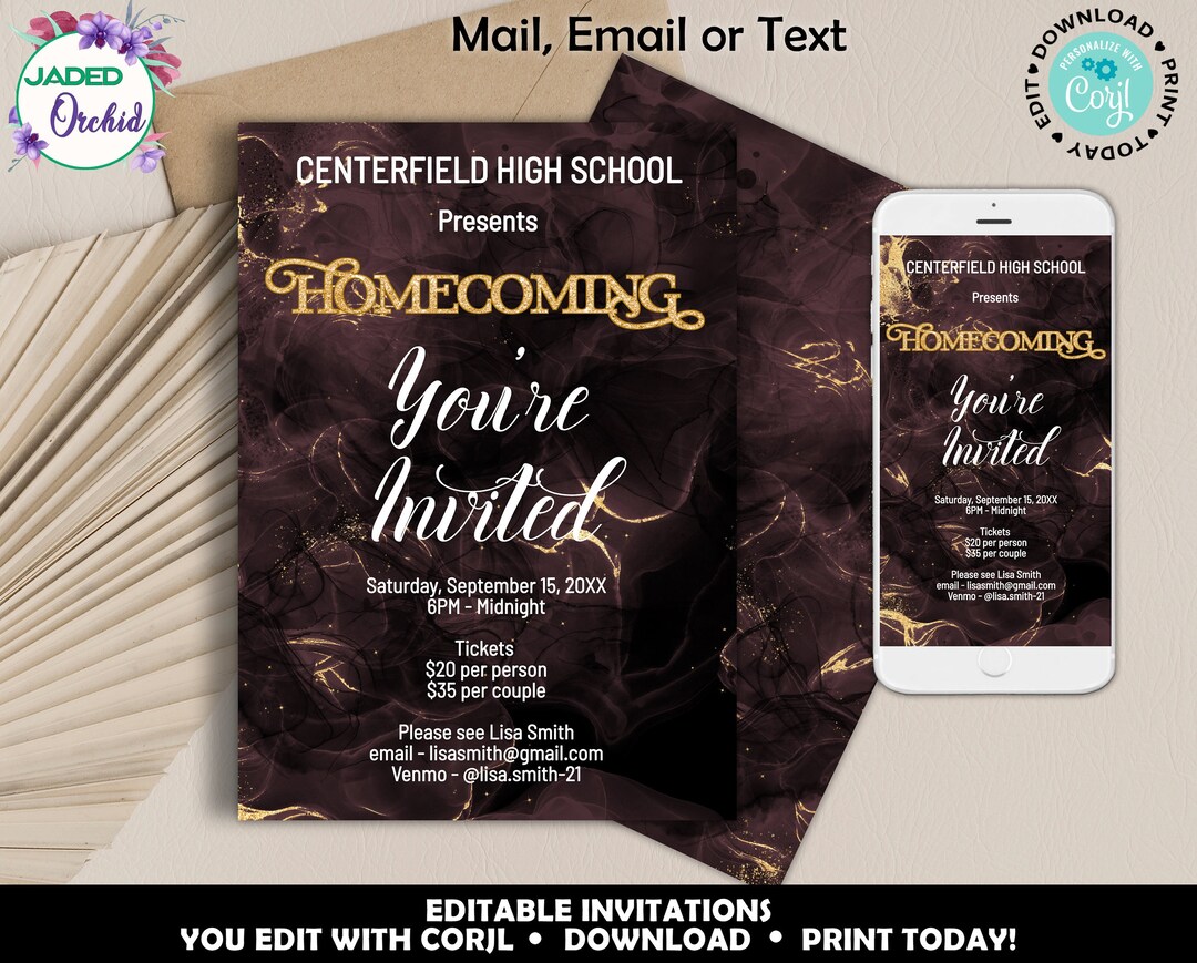 Modèle d'invitation de retour à la maison, Faire-part de danse pour les ...