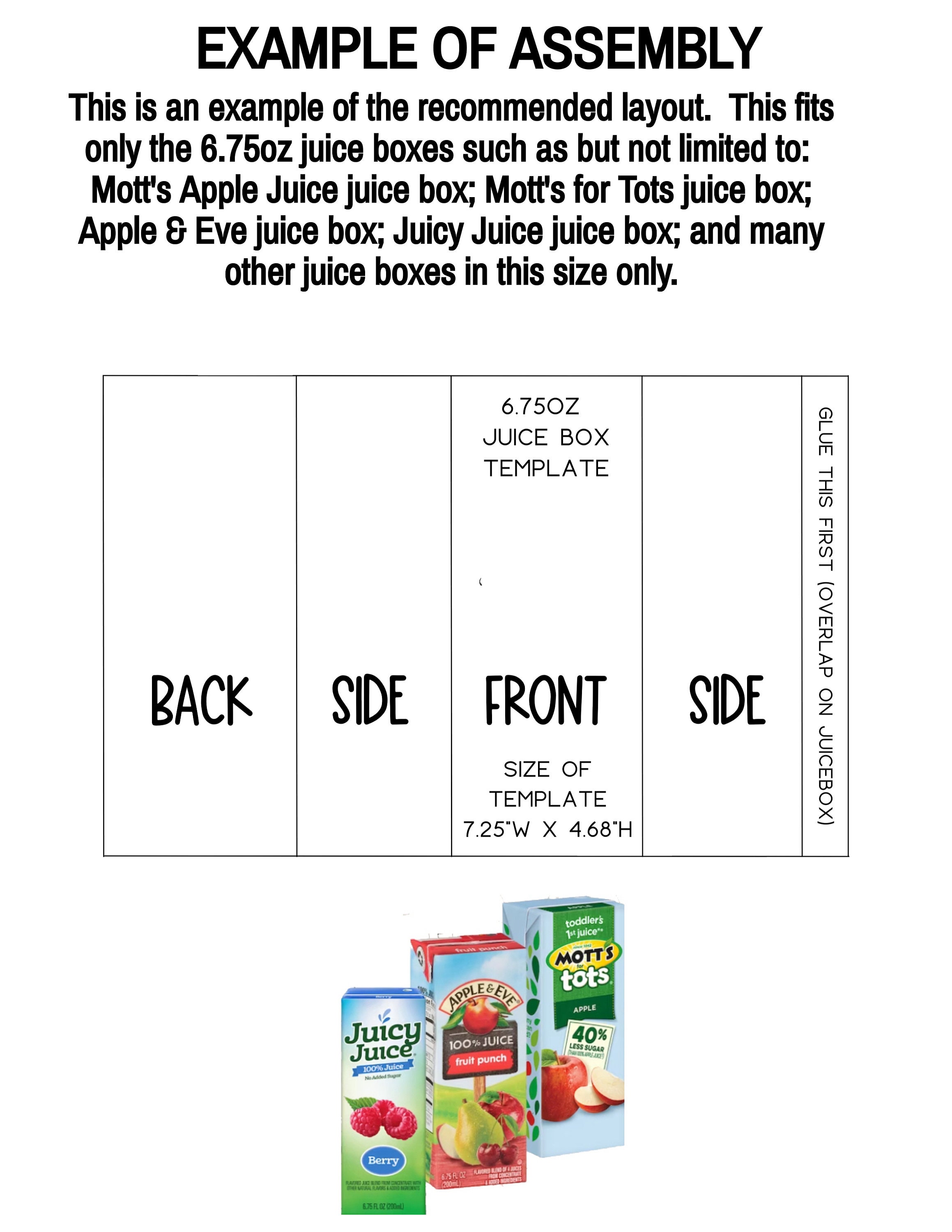 Circus Juice Wrapper Printable Circus Birthday Juice Box - Etsy