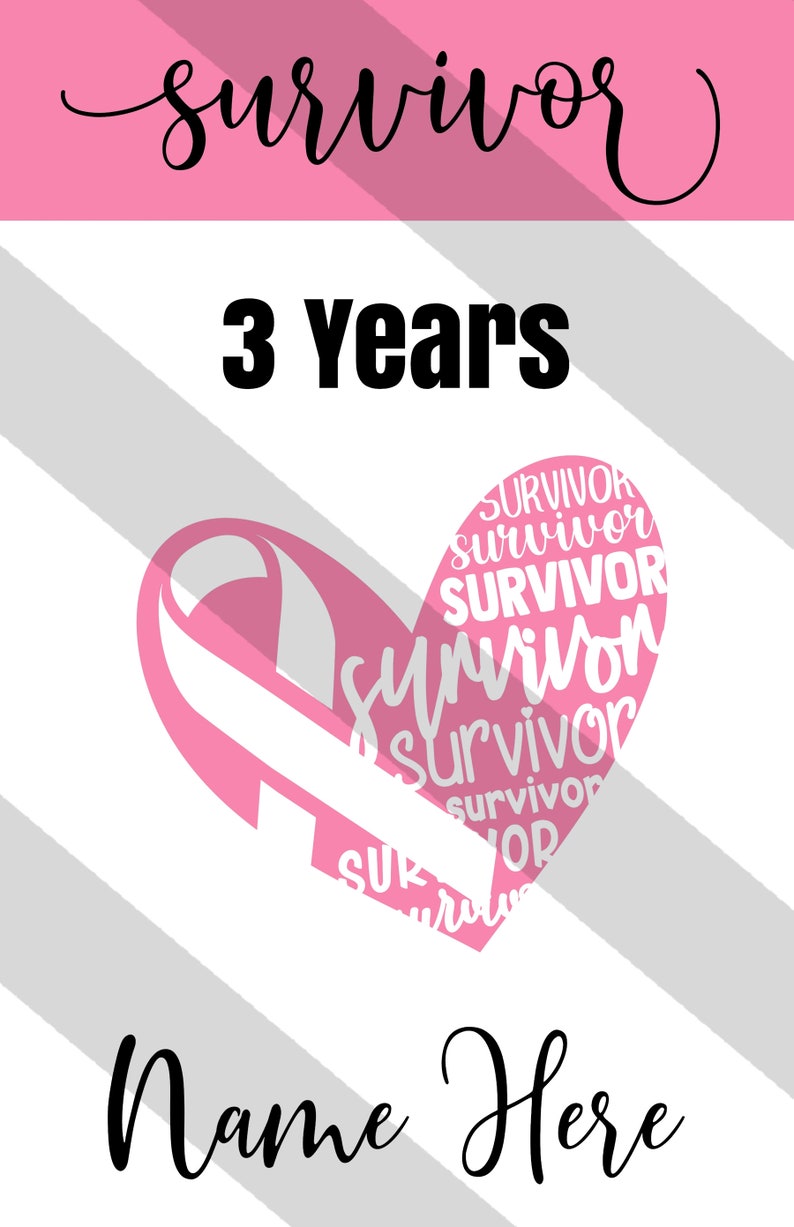 EDITABLE Cancer Awareness Sign Printable Cancer Survivor | Etsy