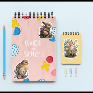 Printable Cute Bunny Rabbit Print and Cut Digital PNG Sticker Sheets ...