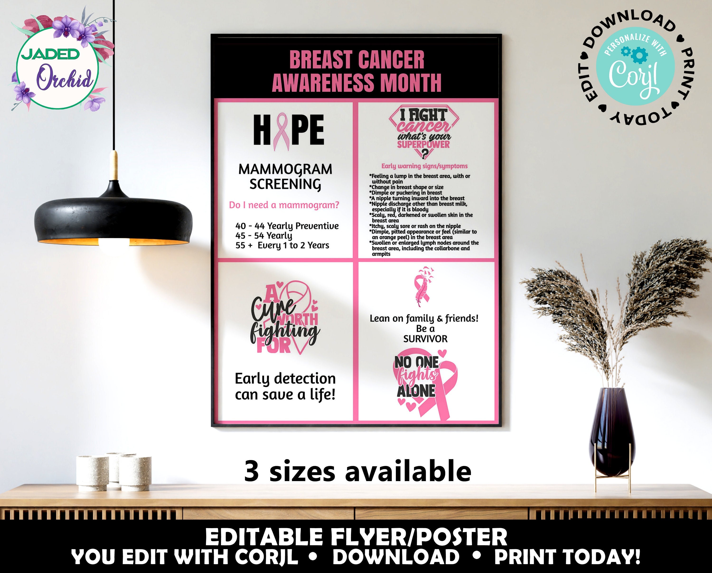 Printable Poster Cancer Awareness Cancer Survivor Poster - Etsy