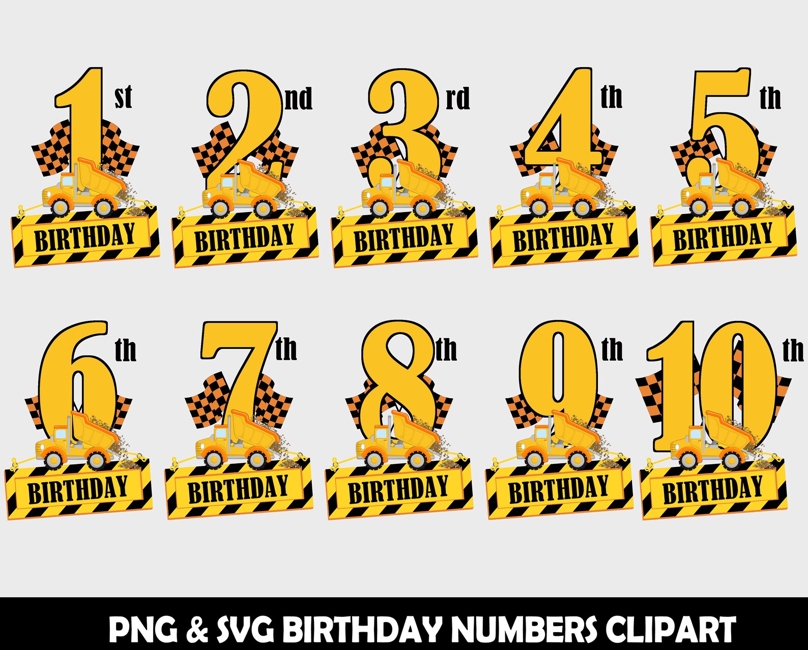 Construction Clipart Construction Birthday Clipart - Etsy