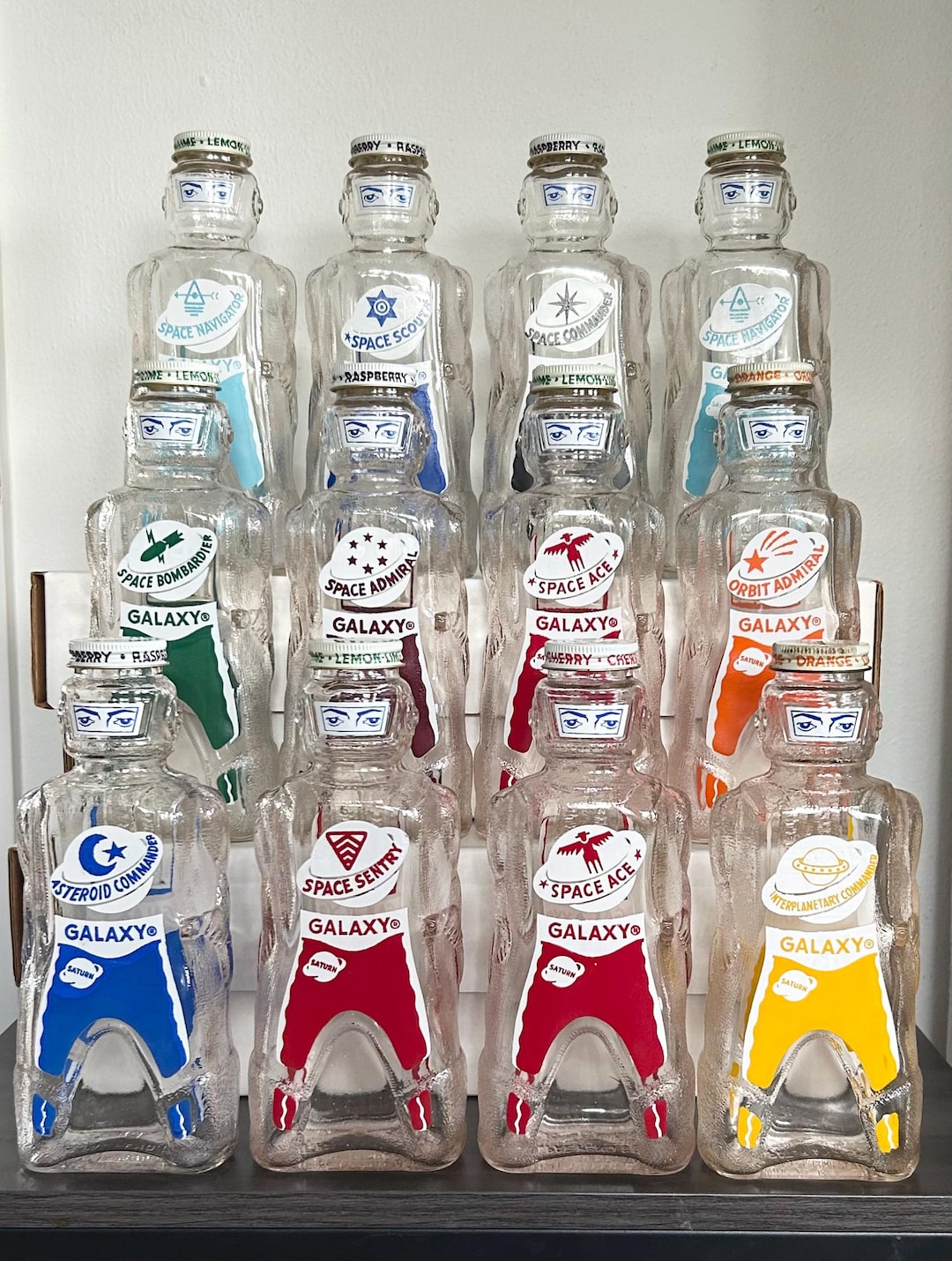 Galaxy Home Syrups for Soft Drinks Bottles, NASA Collectibles, Space ...