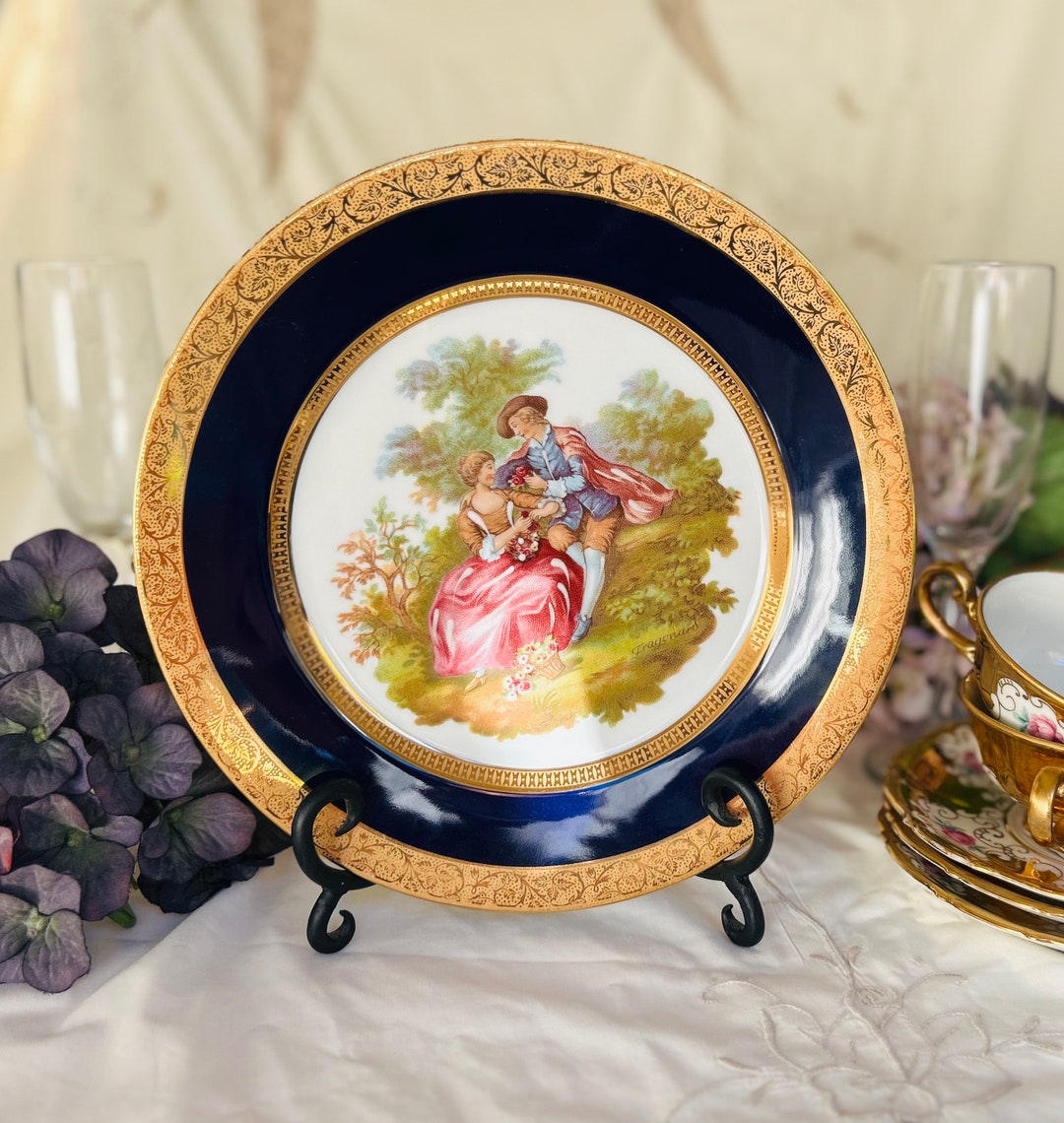 Plate Victorian Collectible Kitchenware French Teatime Vintage Limoges ...