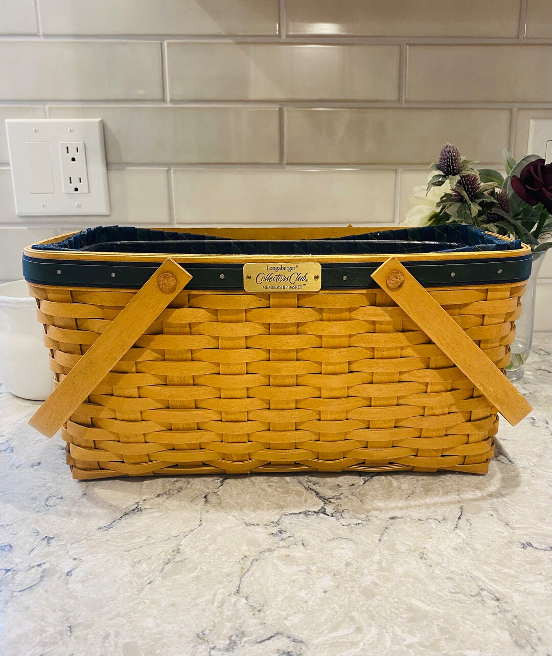 Basket Kitchen Easter Collectible Wicker Gift Box - Etsy