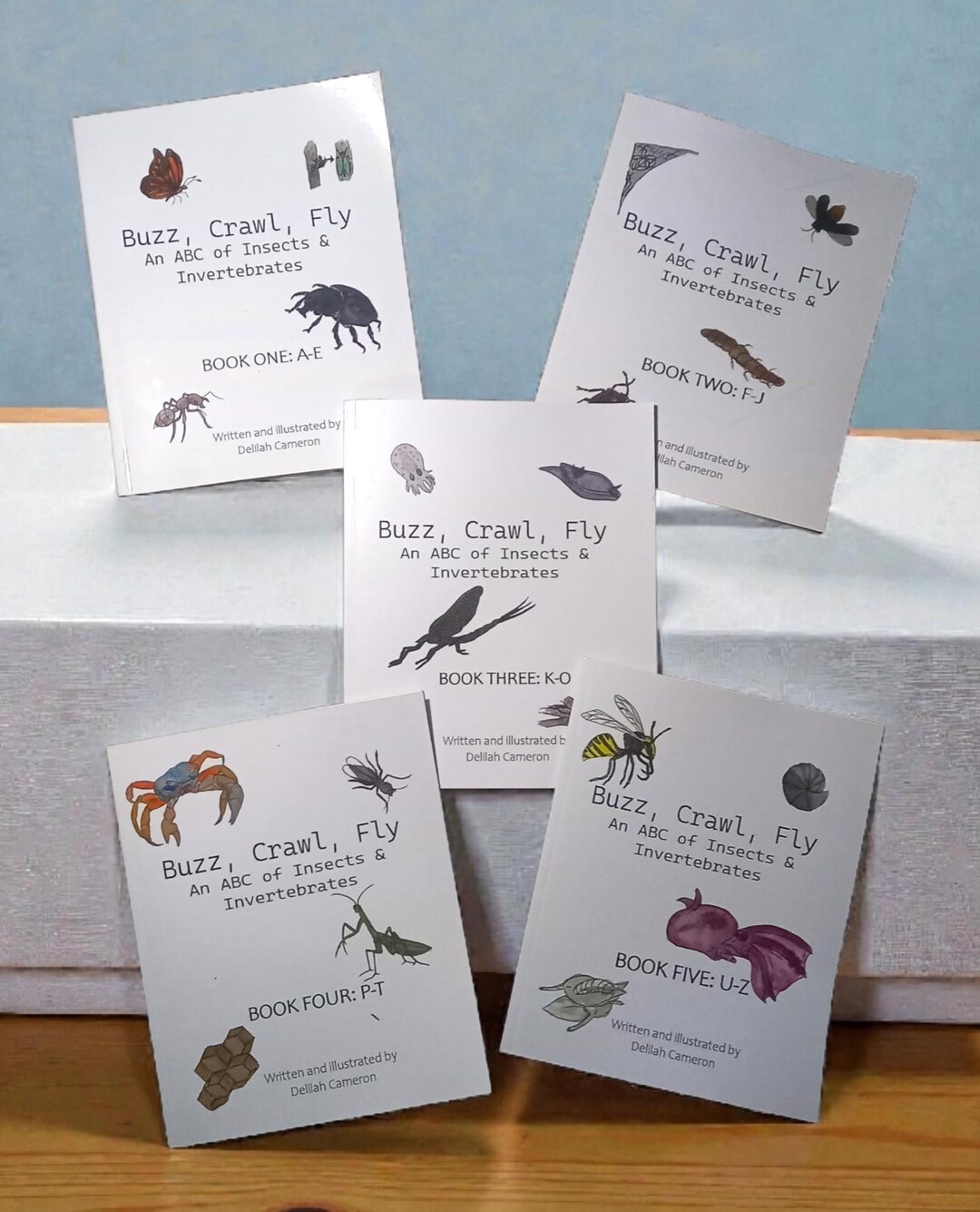 Buzz, Crawl, Fly - an Abc of Insects & Invertebrates Series Books 1-5 ...