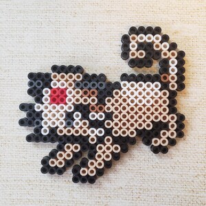 Set of 2 Meowth Evolution Perler Bead Magnets - Etsy