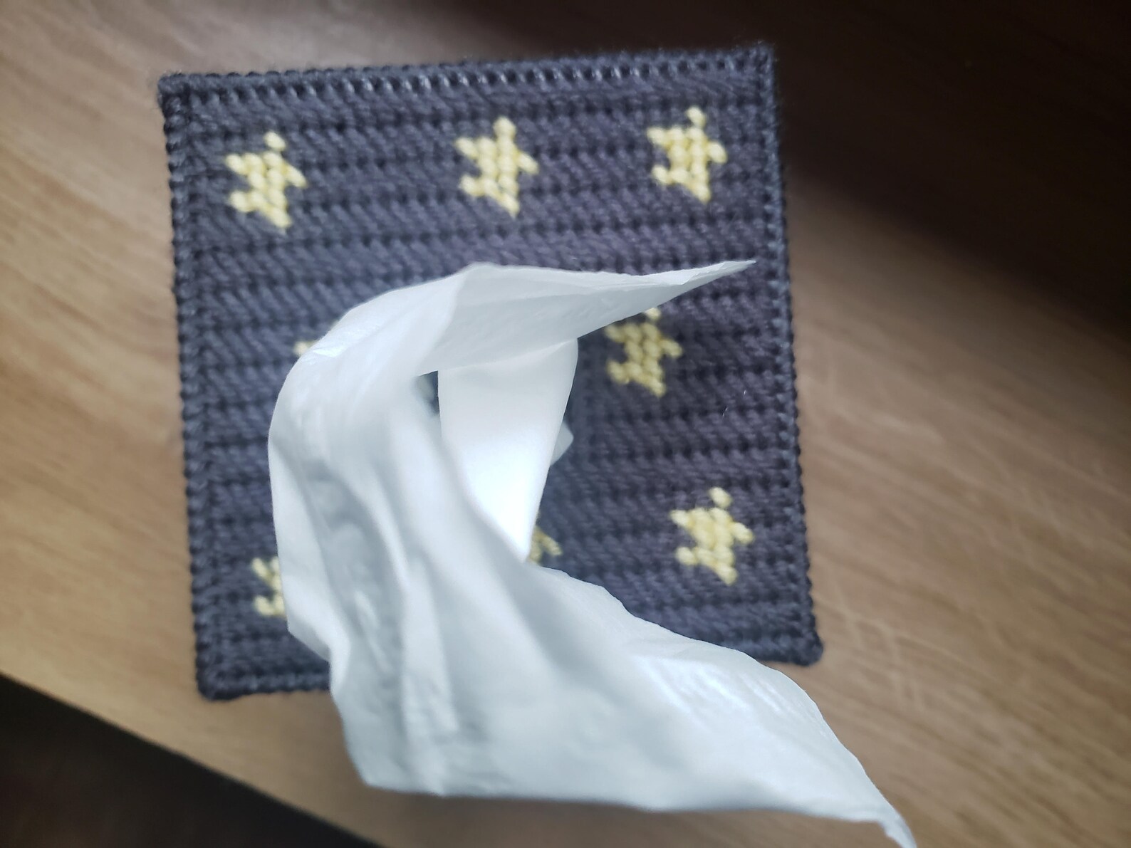 Moon and Stars Tissue Box Cover - Etsy