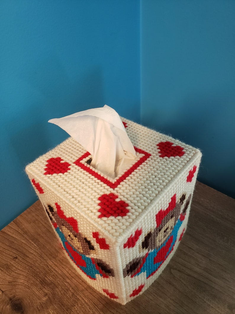Teddy Bear Tissue Box Cover - Etsy