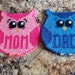 Mom/dad Owl Decorations/coasters - Etsy