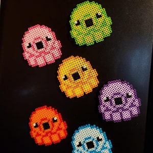 Octopus Perler Bead Magnets - Etsy