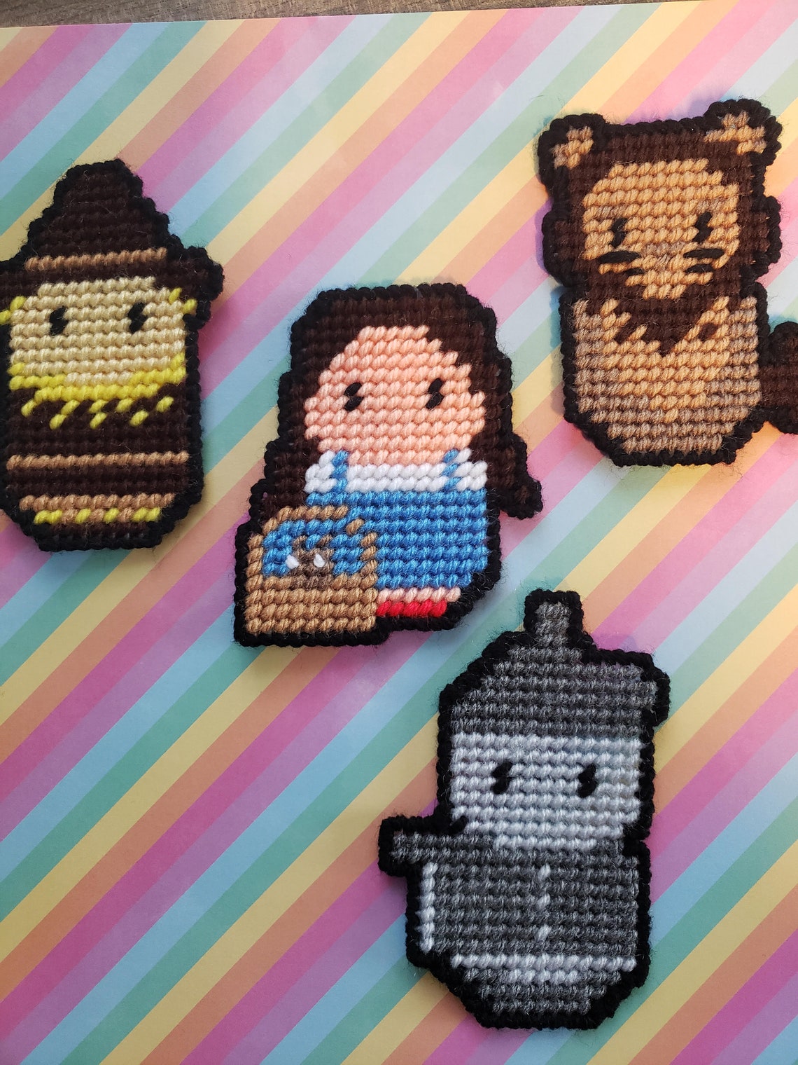 Set of 7 Wizard of Oz Chibis | Etsy