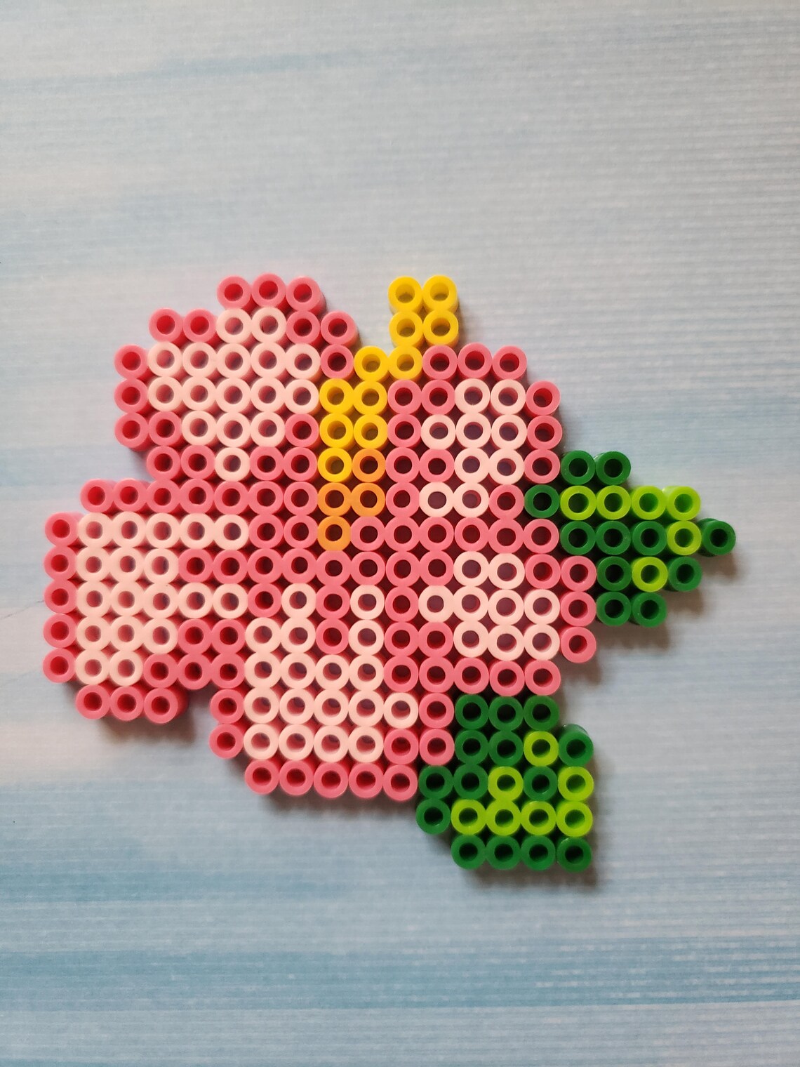 Hibiscus Perler Bead Magnets - Etsy