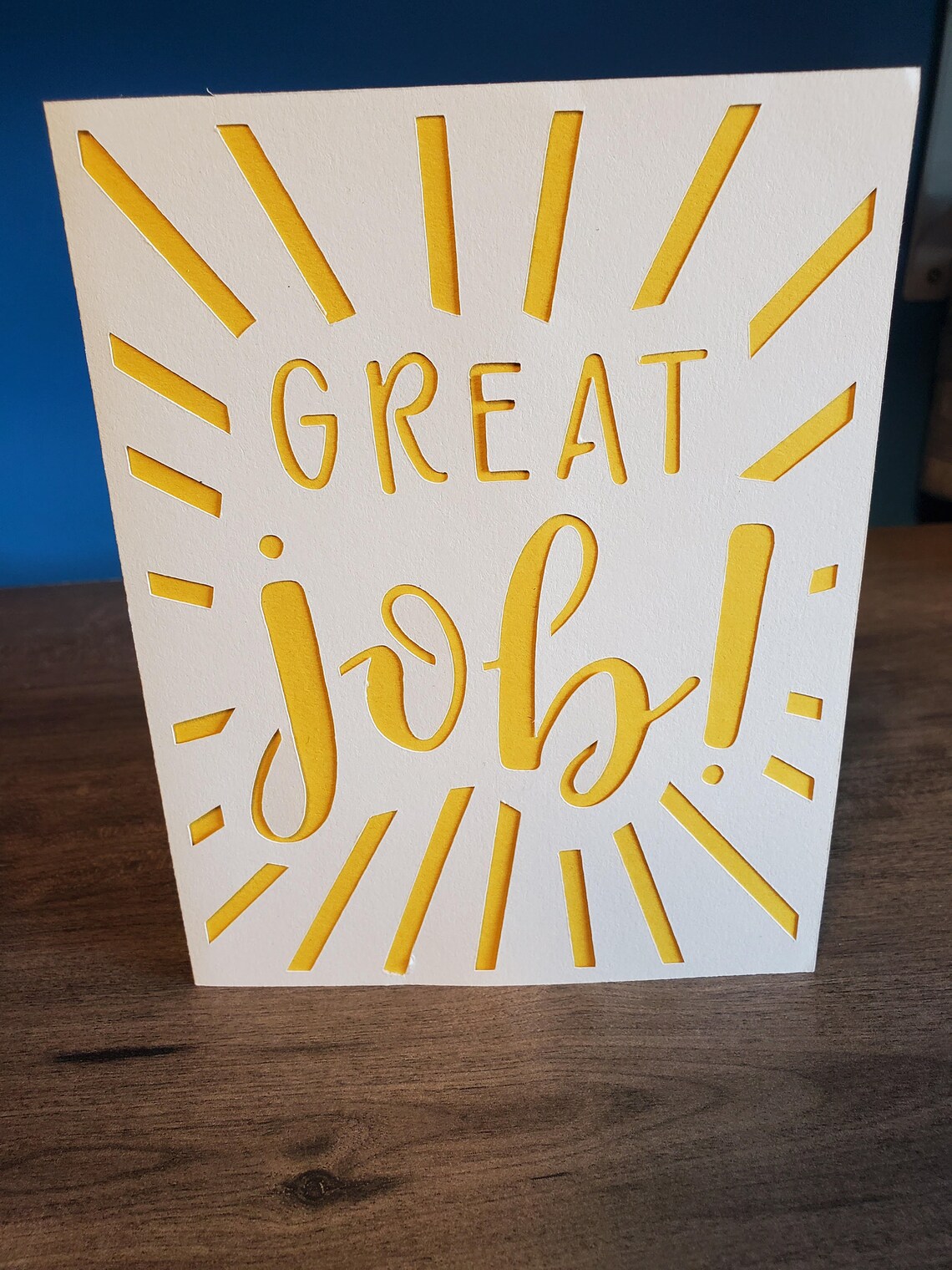 Great Job Card - Etsy