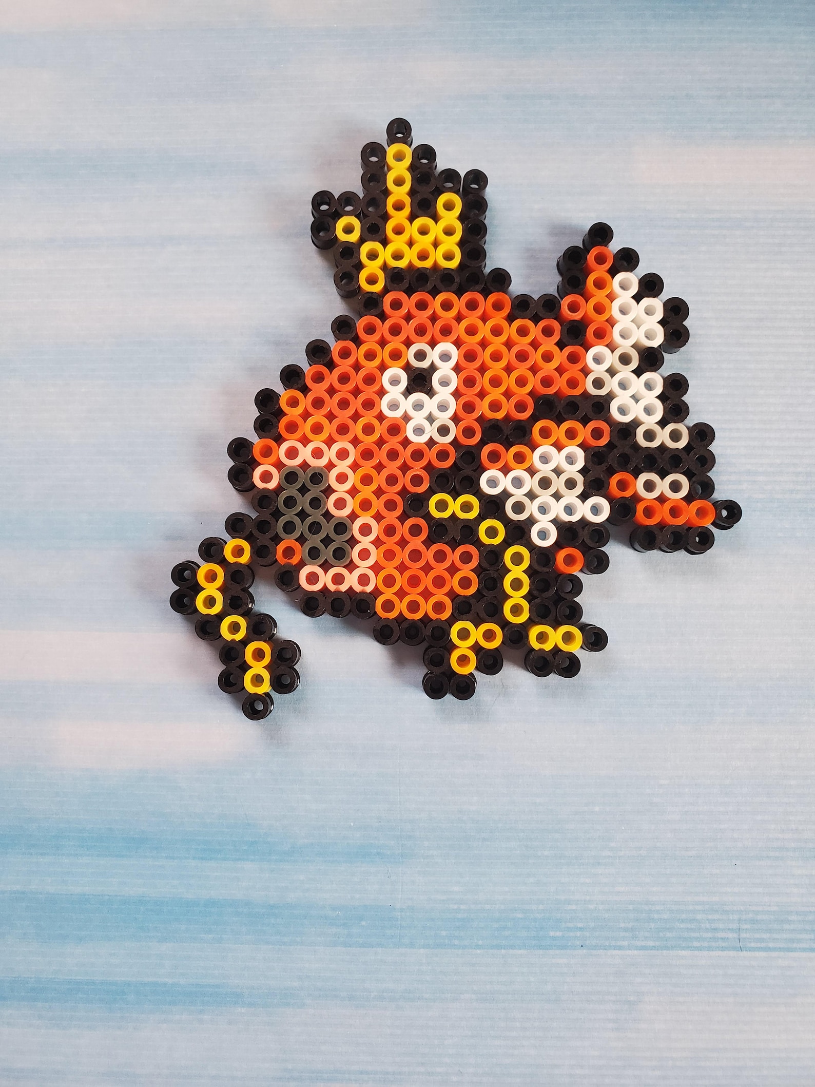 Set of 2 Magikarp Evolution Perler Bead Magnets - Etsy