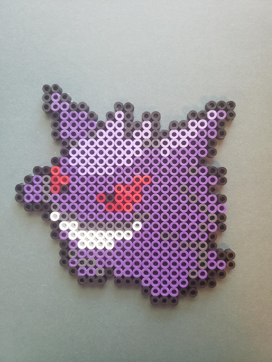Set of 3 Gastly Evolution Perler Bead Magnets | Etsy