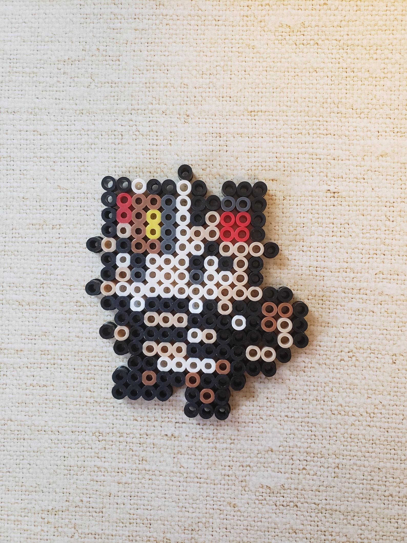 Set of 2 Meowth Evolution Perler Bead Magnets - Etsy