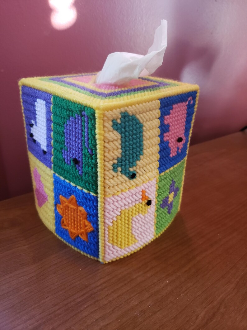 Mini-motifs Tissue Box Cover - Etsy