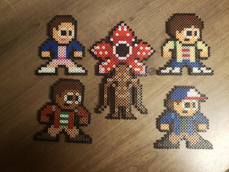 Stranger Things Character Perler Beads | Etsy