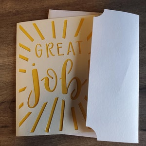Great Job Card - Etsy