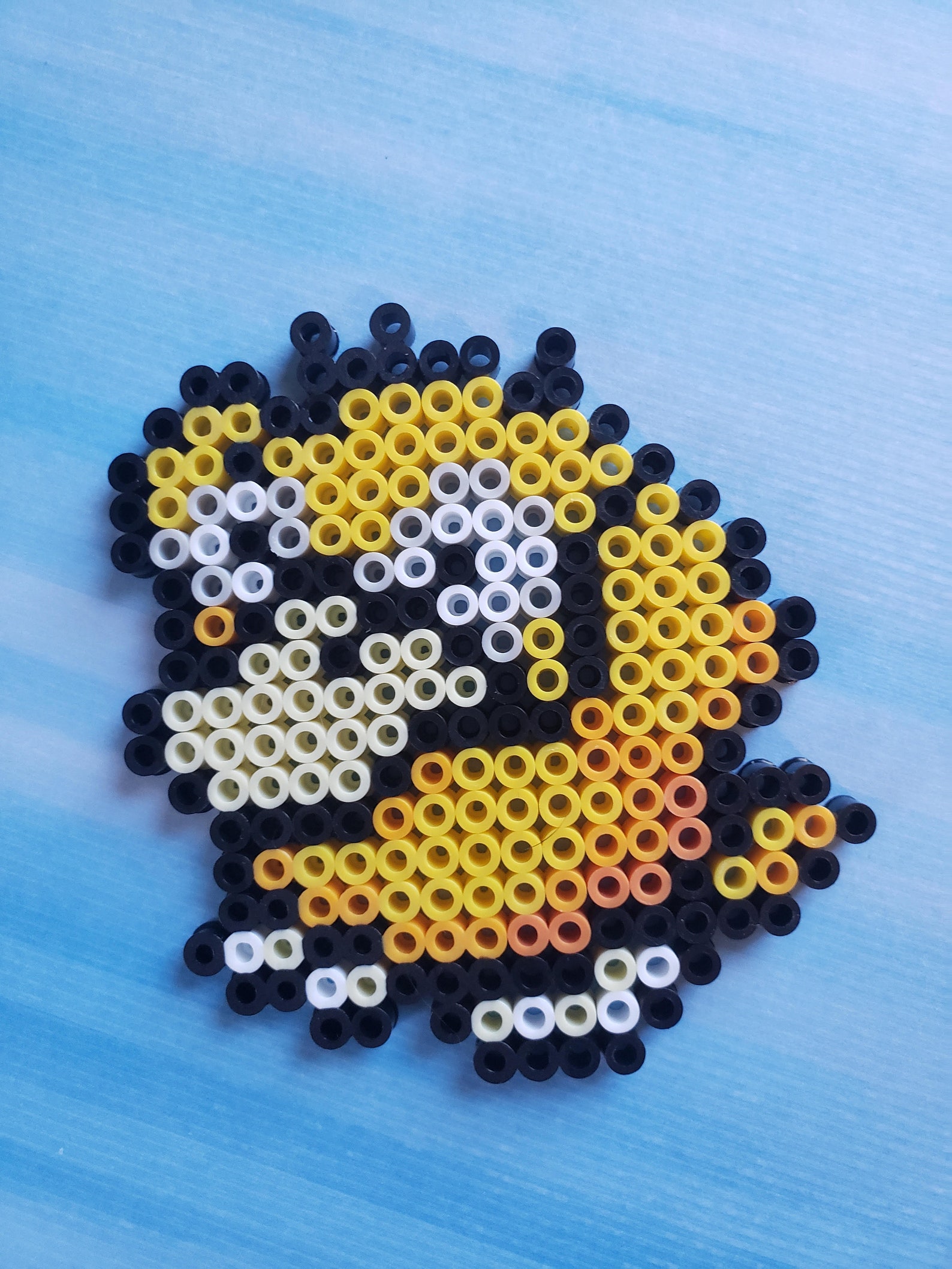 Set of 2 Psyduck Evolution Perler Bead Magnets - Etsy
