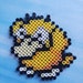 Set of 2 Psyduck Evolution Perler Bead Magnets - Etsy