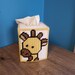Giraffe Tissue Box Cover - Etsy