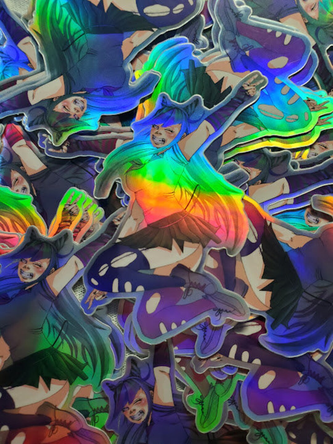 Ibuki Mioda : Holographic Sticker - Etsy
