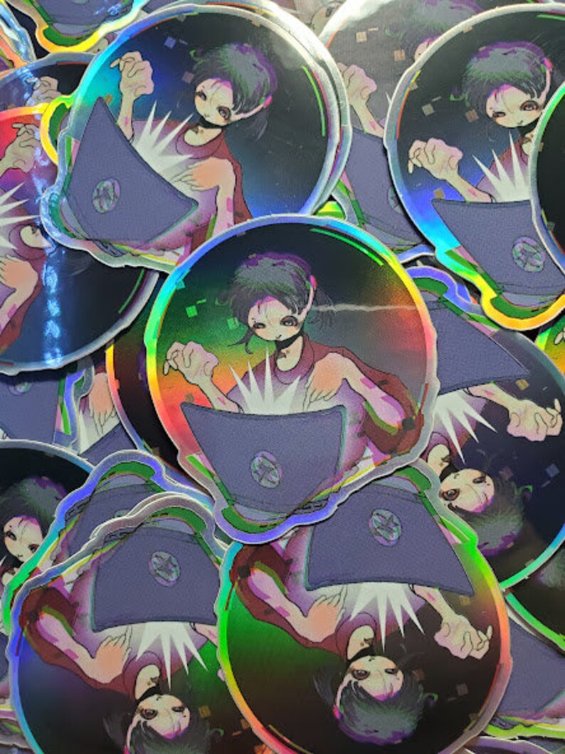 Jade OC: Holographic Sticker - Etsy