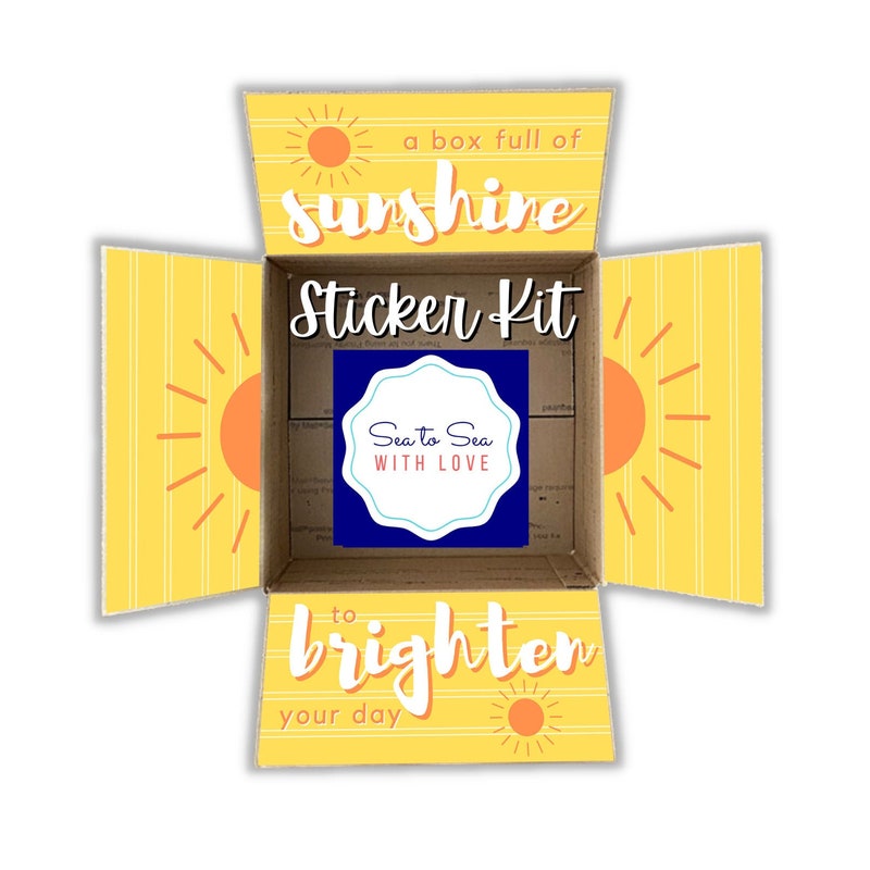 Care Package Box Stickers - Etsy