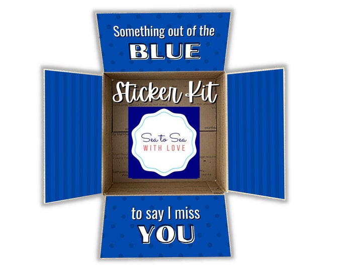 Care Package Sticker Kit Rainbow Pattern/deployment Care Package ...