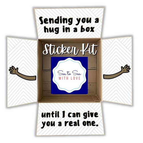 Care Package Flaps Care Package Sticker Kit Deployment Care - Etsy