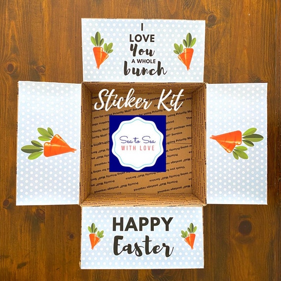 Care Package Flaps Care Package Sticker Kit Deployment Care | Etsy