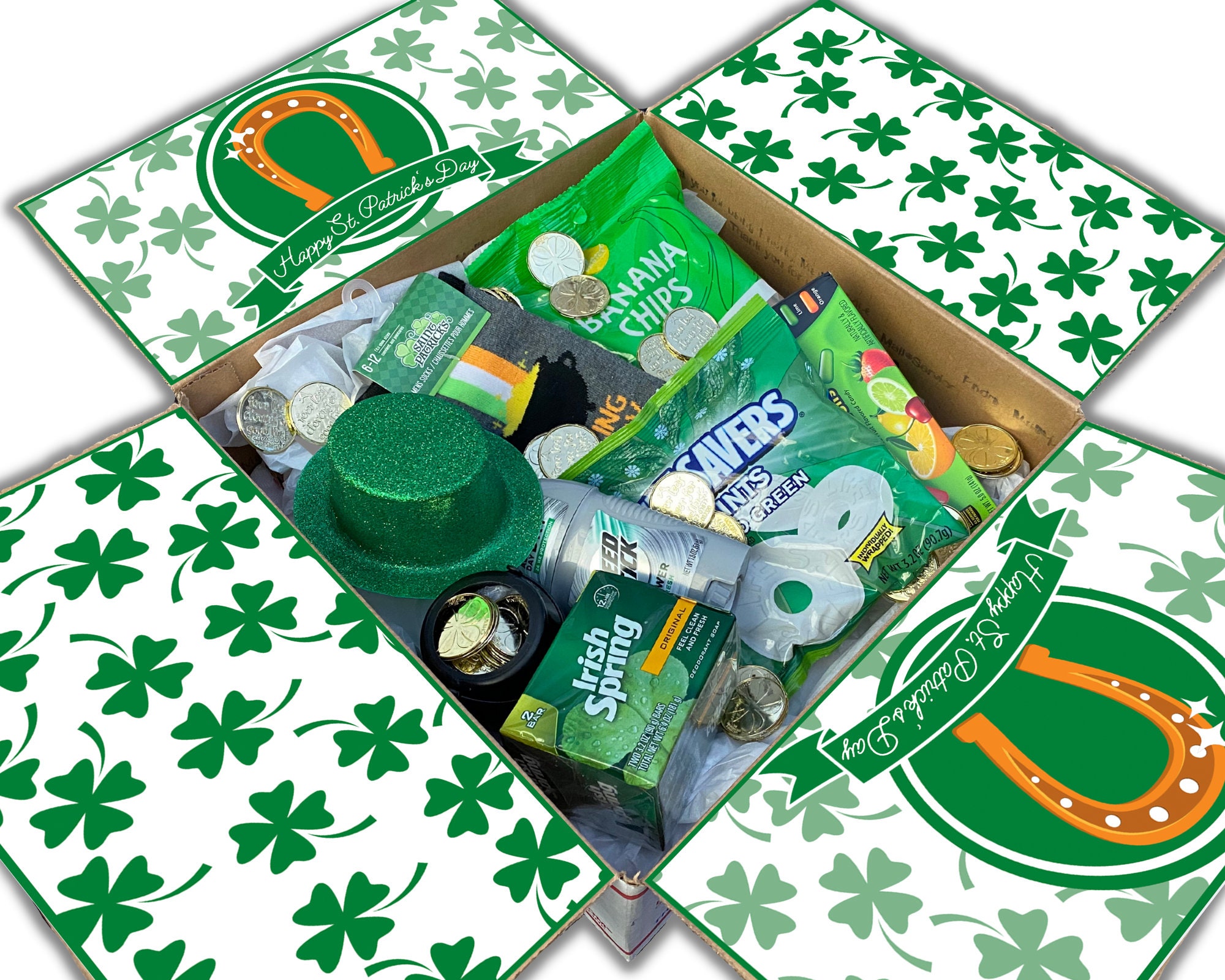 St. Patrick's Day Instant Download Printable Care Package | Etsy