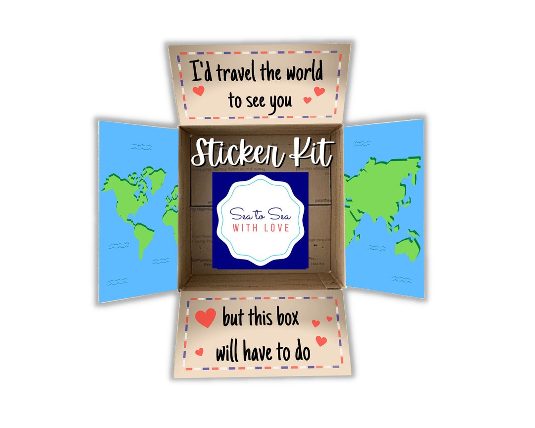 Care Package Flaps, Care Package Sticker Kit, Deployment Care Package ...