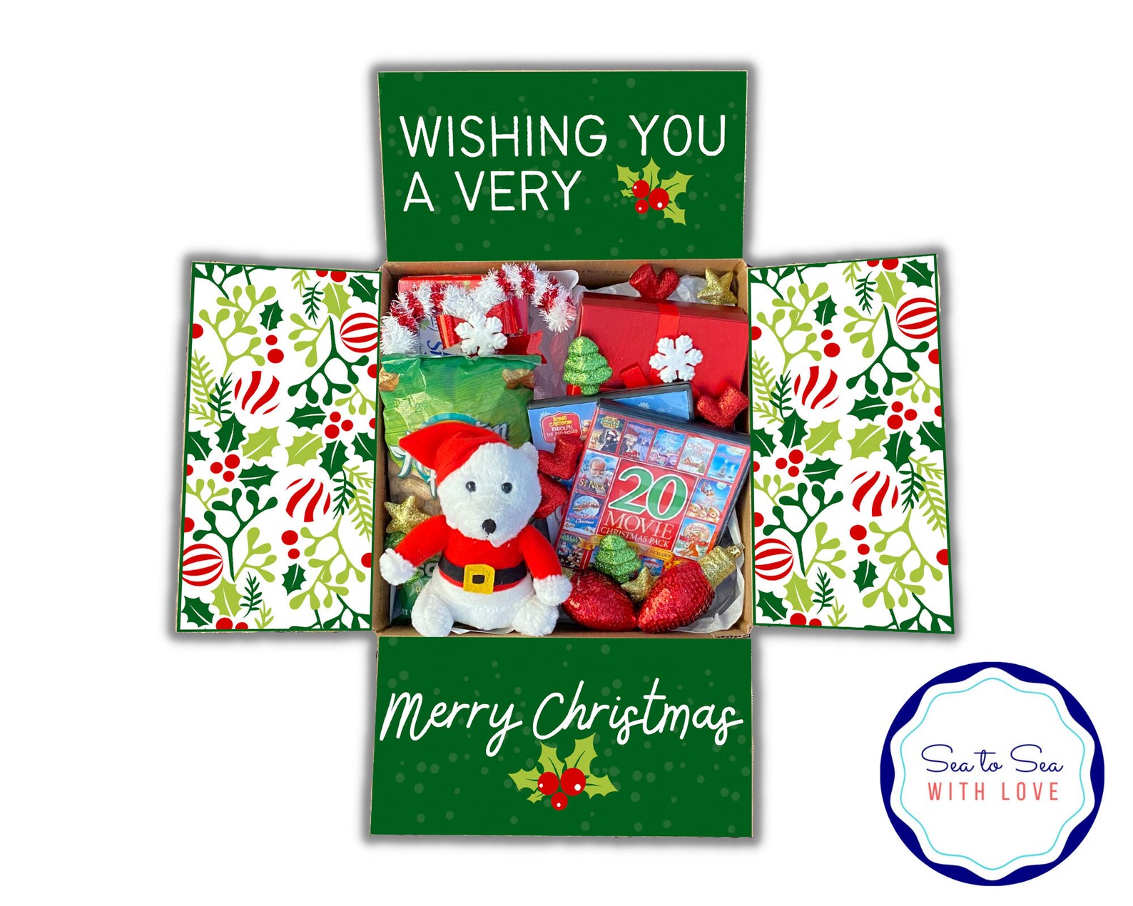 Christmas Instant Download Printable Care Package Flaps/care - Etsy