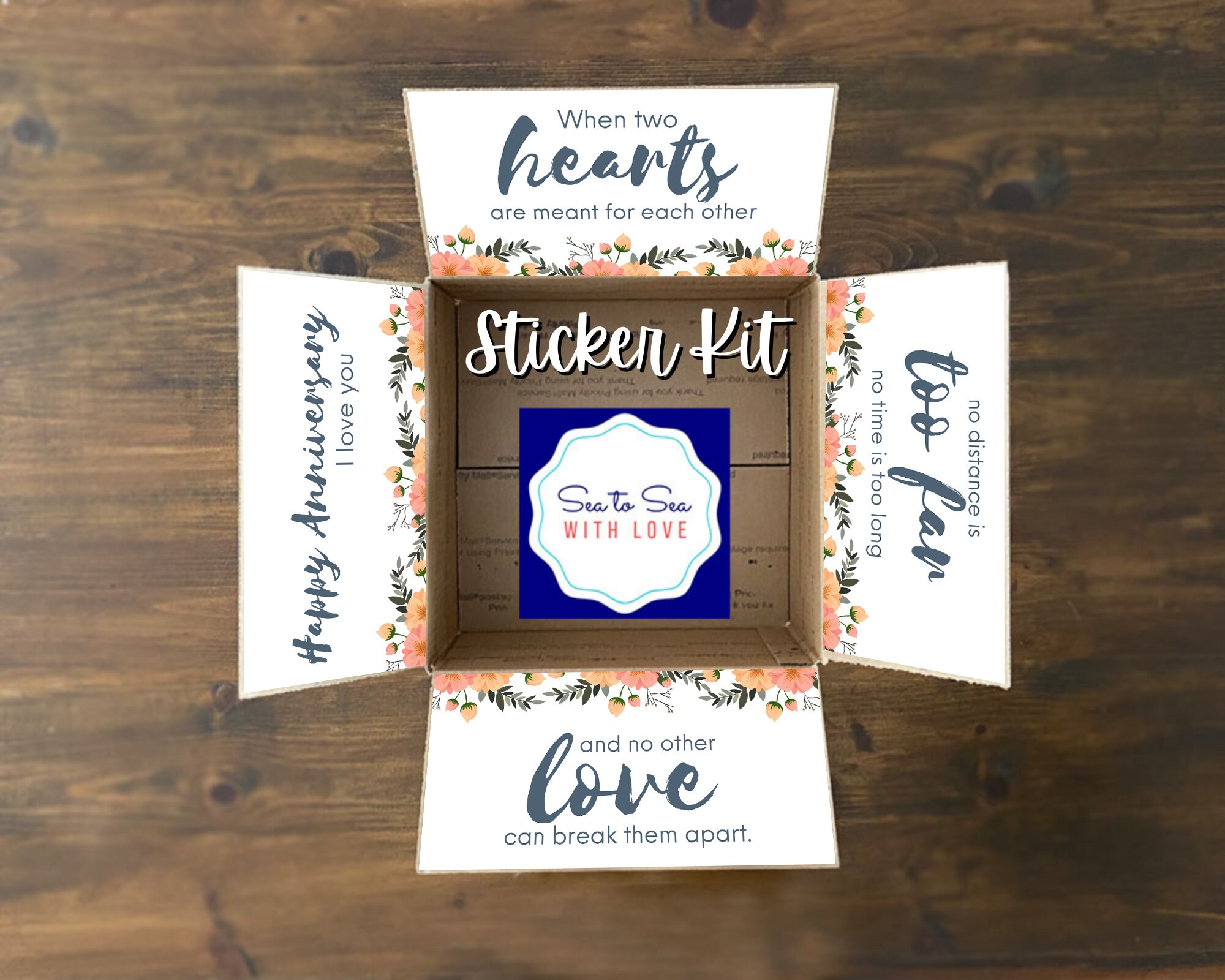 Care Package Flaps Care Package Sticker Kit Deployment Care | Etsy