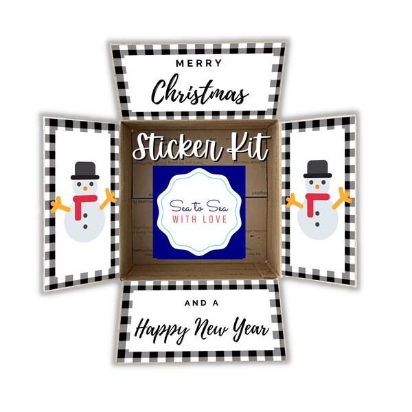 Christmas Care Package Flaps - Etsy