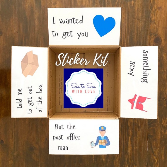 Care Package Flaps Care Package Sticker Kit Deployment Care | Etsy