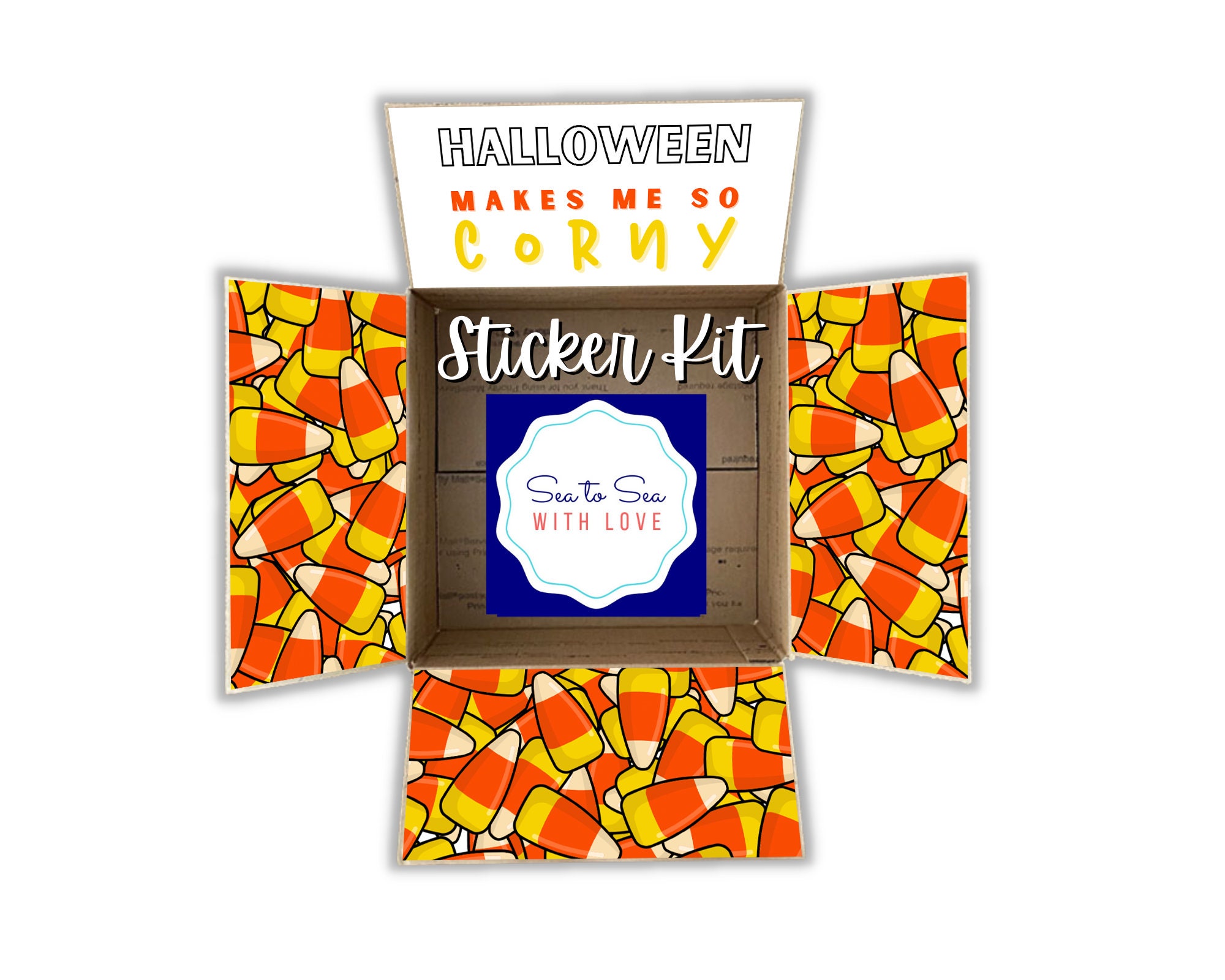 Care Package Flaps Care Package Sticker Kit Deployment Care - Etsy