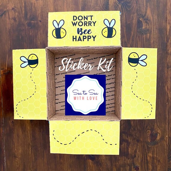 Care Package Flaps Care Package Sticker Kit Deployment Care | Etsy