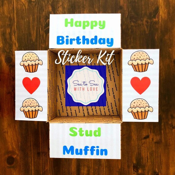 Care Package Flaps Care Package Sticker Kit Deployment Care | Etsy