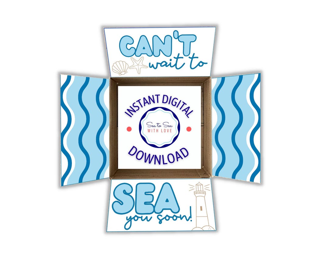 Instant Download Printable Care Package Flaps, Care Package Sticker Kit ...