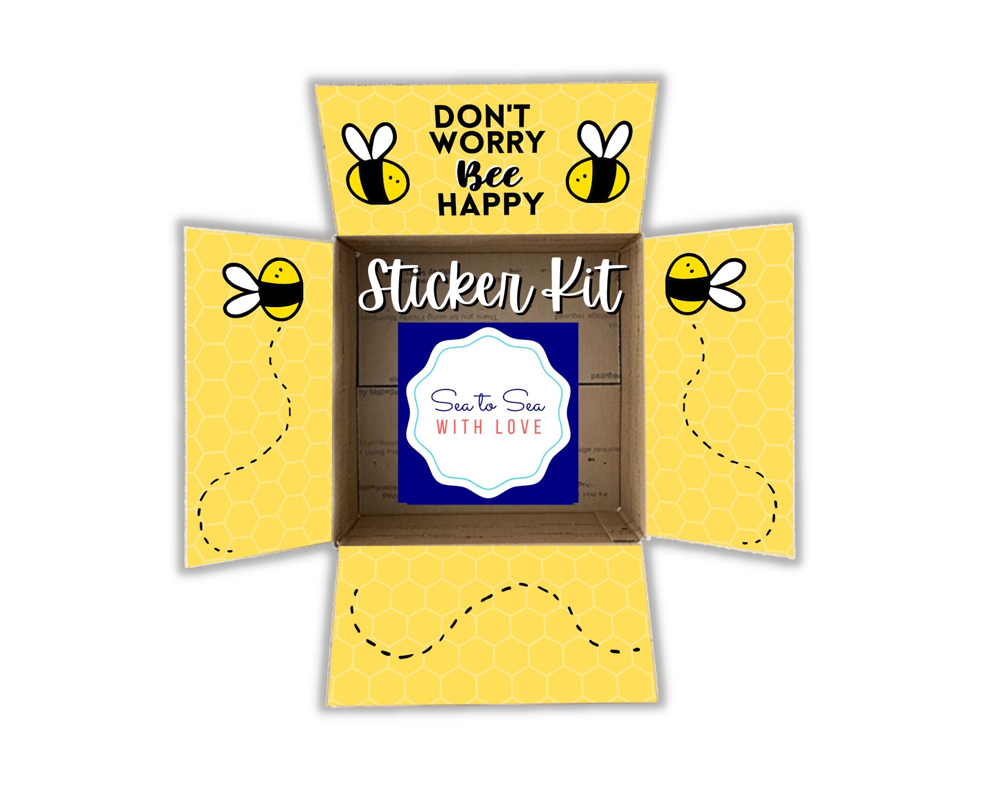 Care Package Flaps Care Package Sticker Kit Deployment Care | Etsy