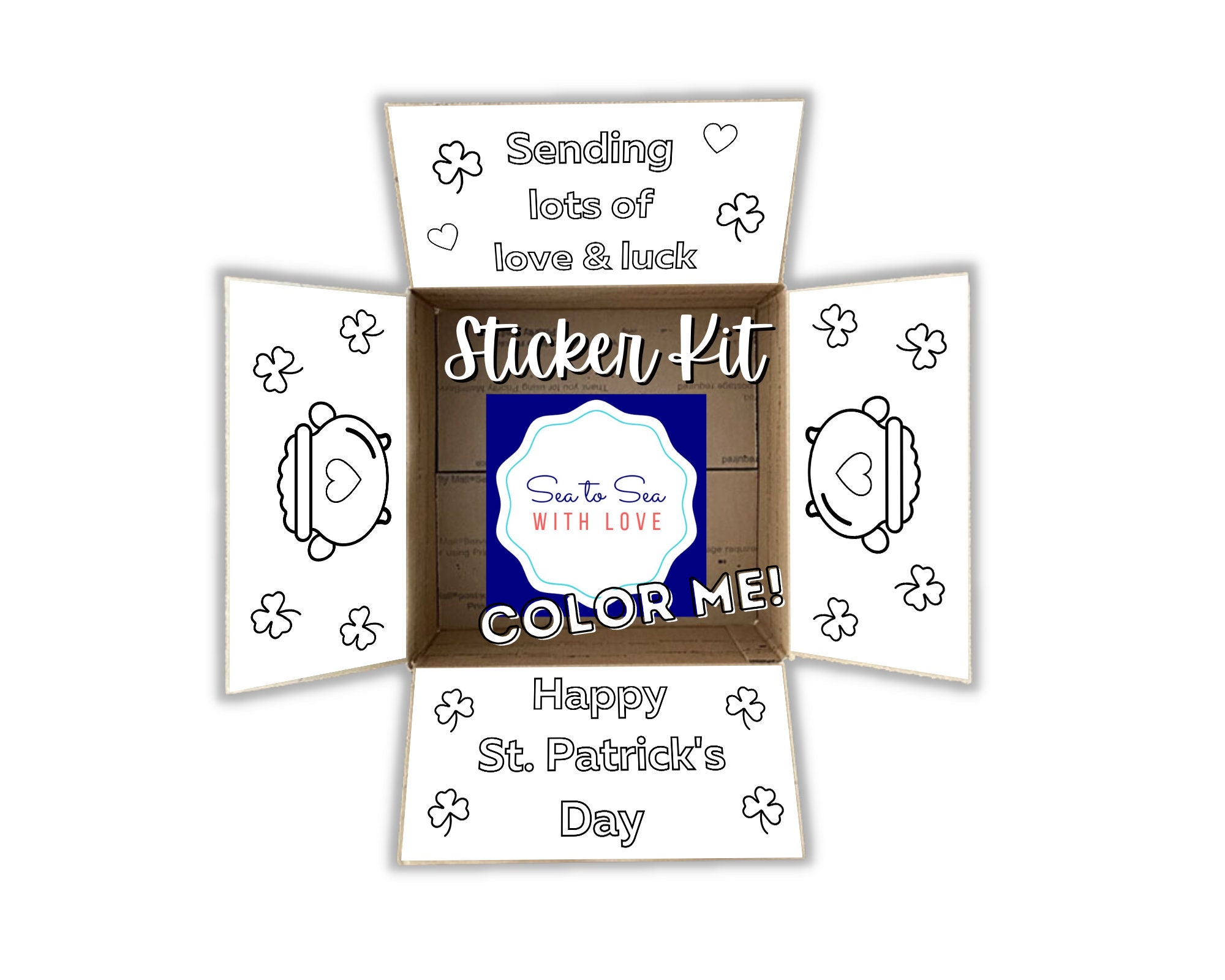 Care Package Flaps/care Package Sticker Kit/deployment Care - Etsy