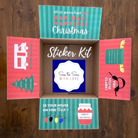 Care Package Flaps Care Package Sticker Kit Deployment Care | Etsy