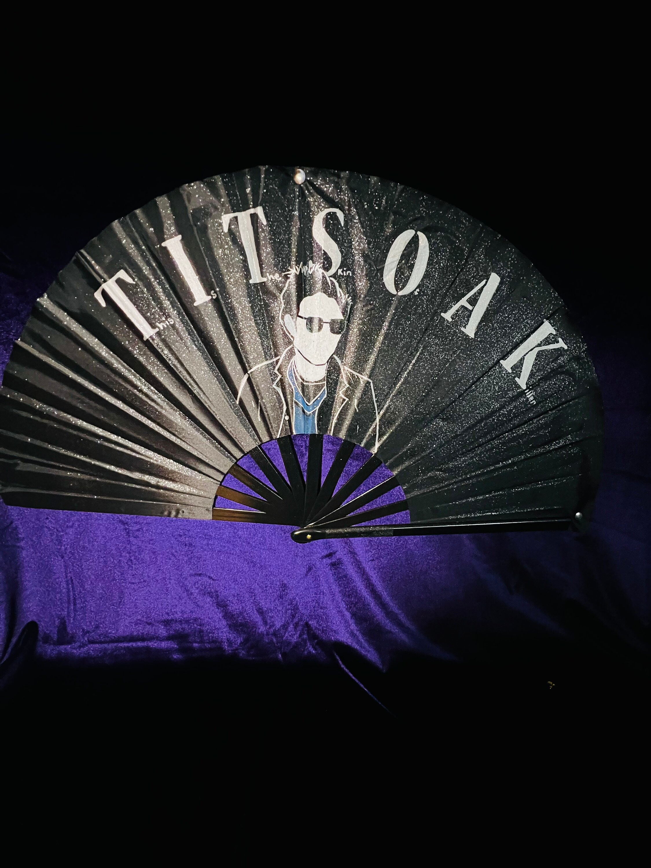 This is the Skin of A Killer Twilight Folding Hand Fan Clack Fan Clap ...