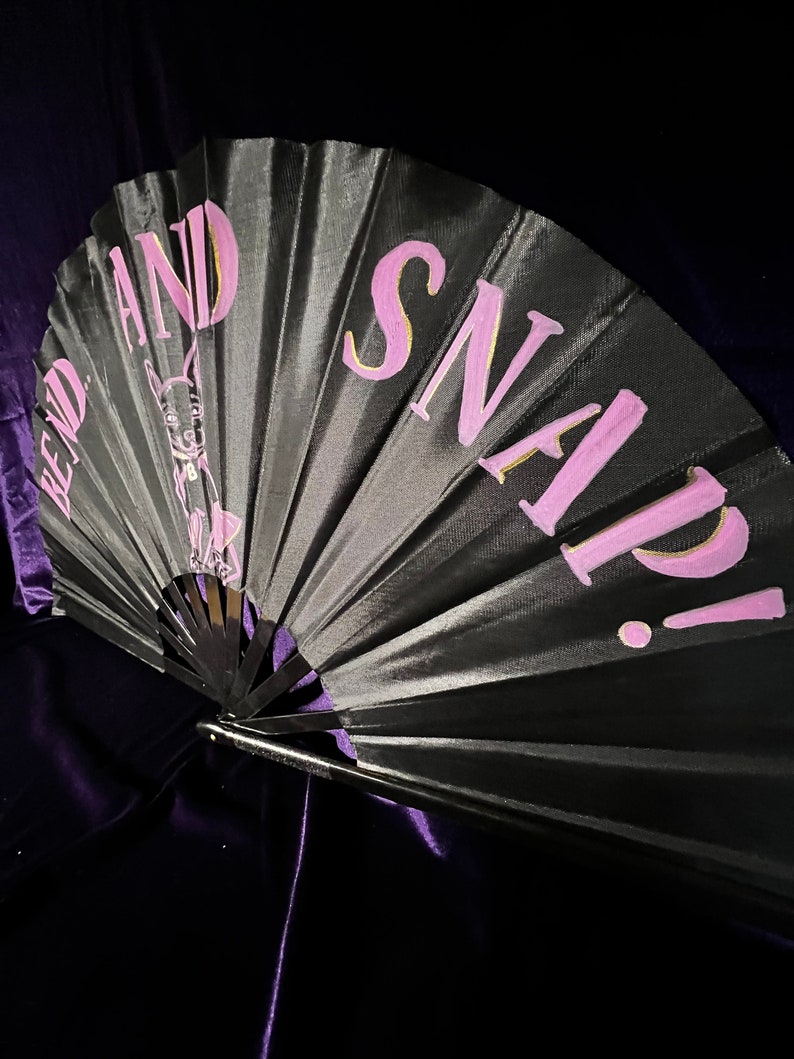 Bend and Snap Legally 13 Large Folding Hand Fan Clack Fan - Etsy