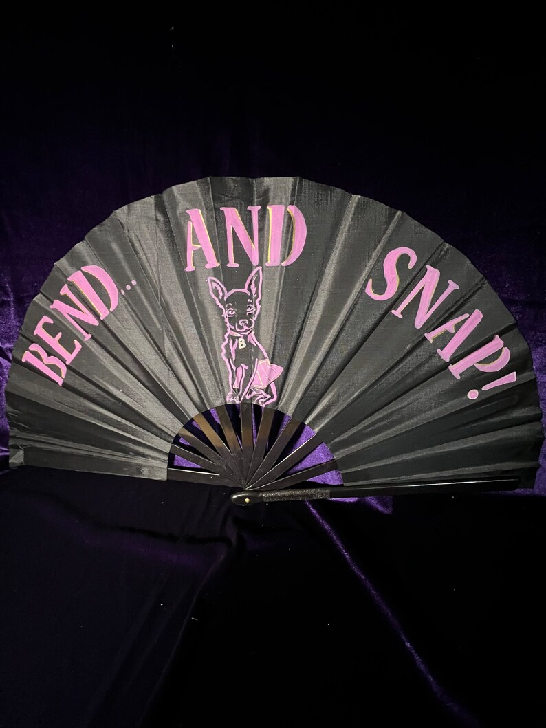 Bend and Snap Legally 13 Large Folding Hand Fan Clack Fan - Etsy