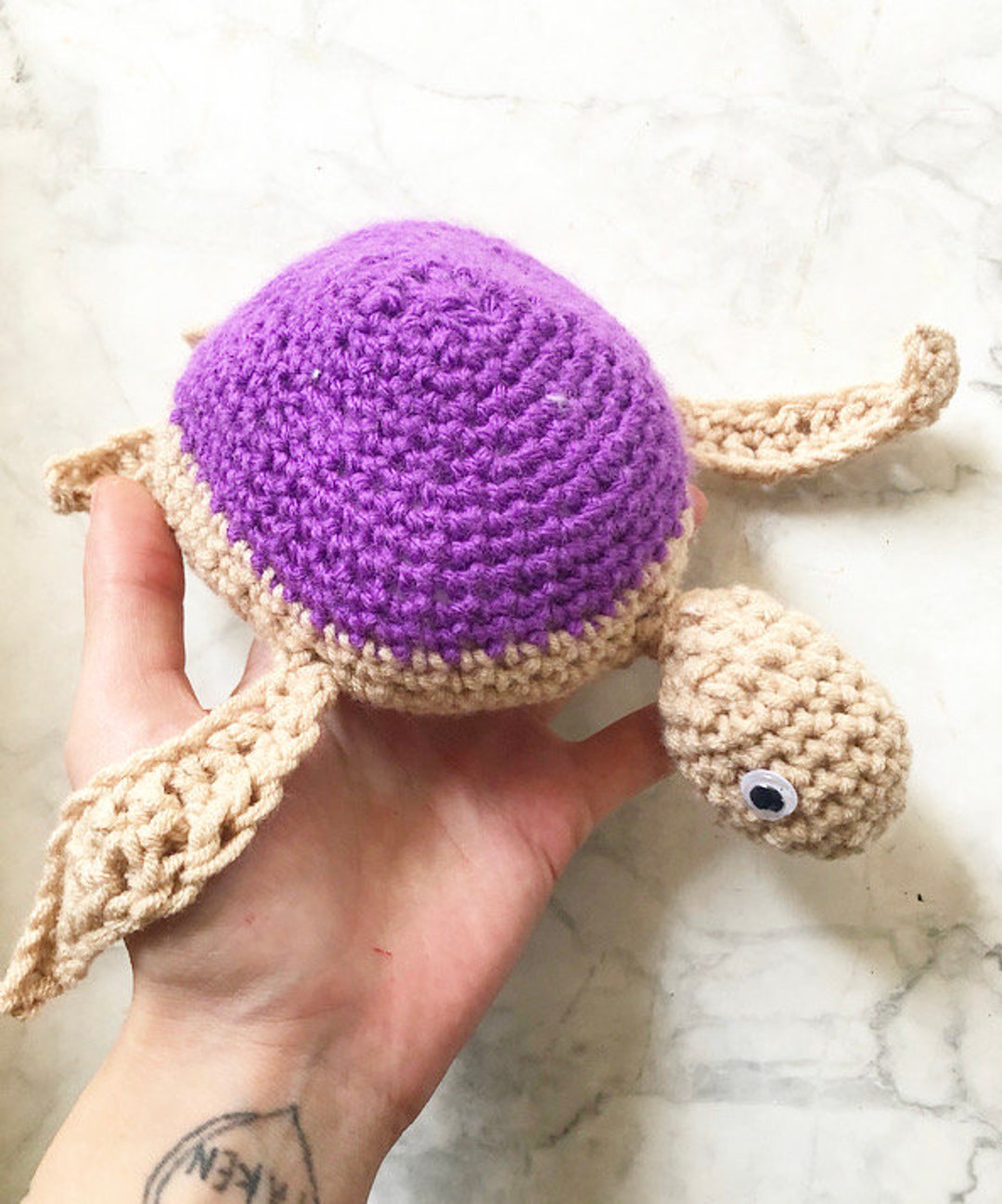 Crochet Crochet Stuffed Toy Amigurumi Turtle Turtle Decoration Croche ...